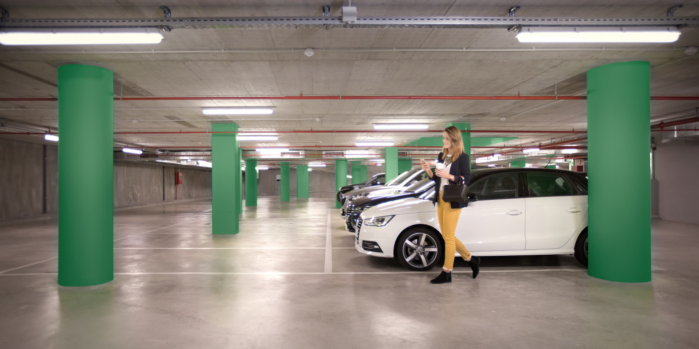 Find your parking spot or storage room